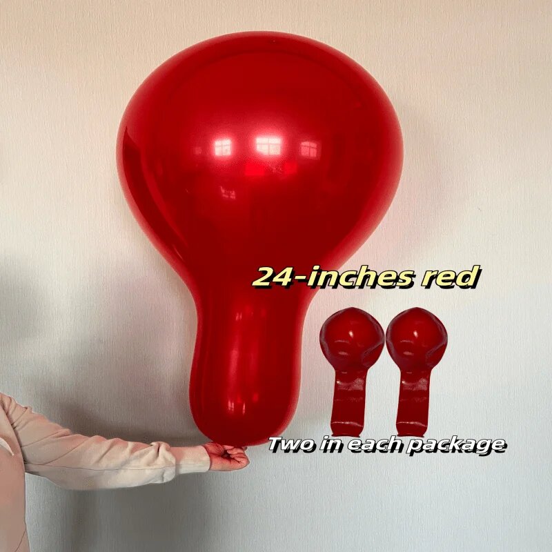 Красные шары 24 дюйма (2 шт.)