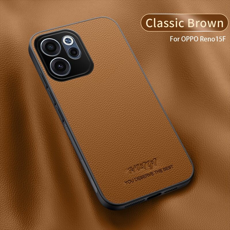 Чехол для OPPO Reno15F / Оппо Рено 15F Высококачественная кожа антиударный чехол