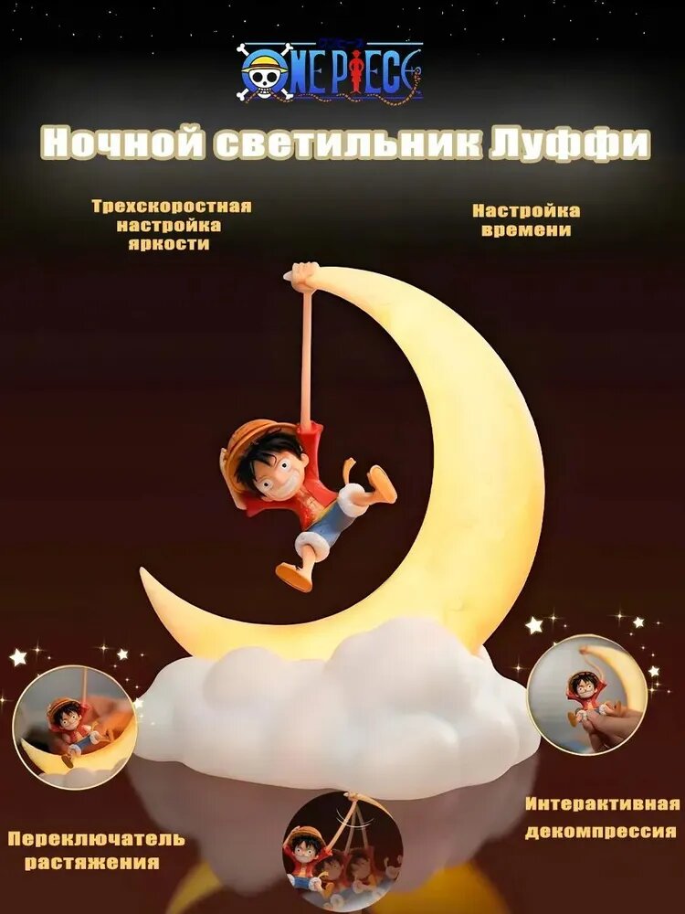 Украшение рабочего стола ночником Luffy night light