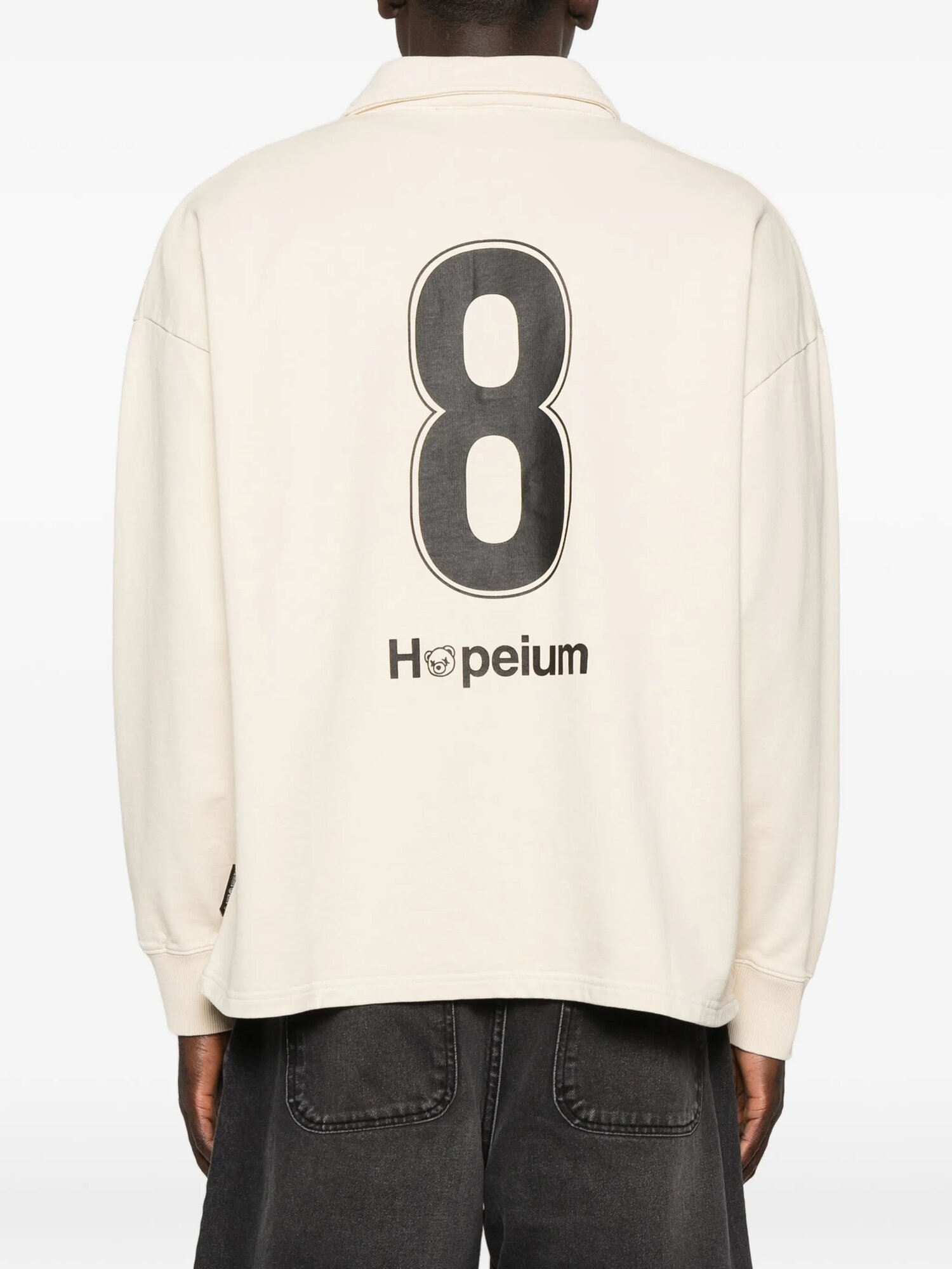 Свитер Hopeium Logo-print polo-collar sweater, размер 48, , разноцветный — фото 1