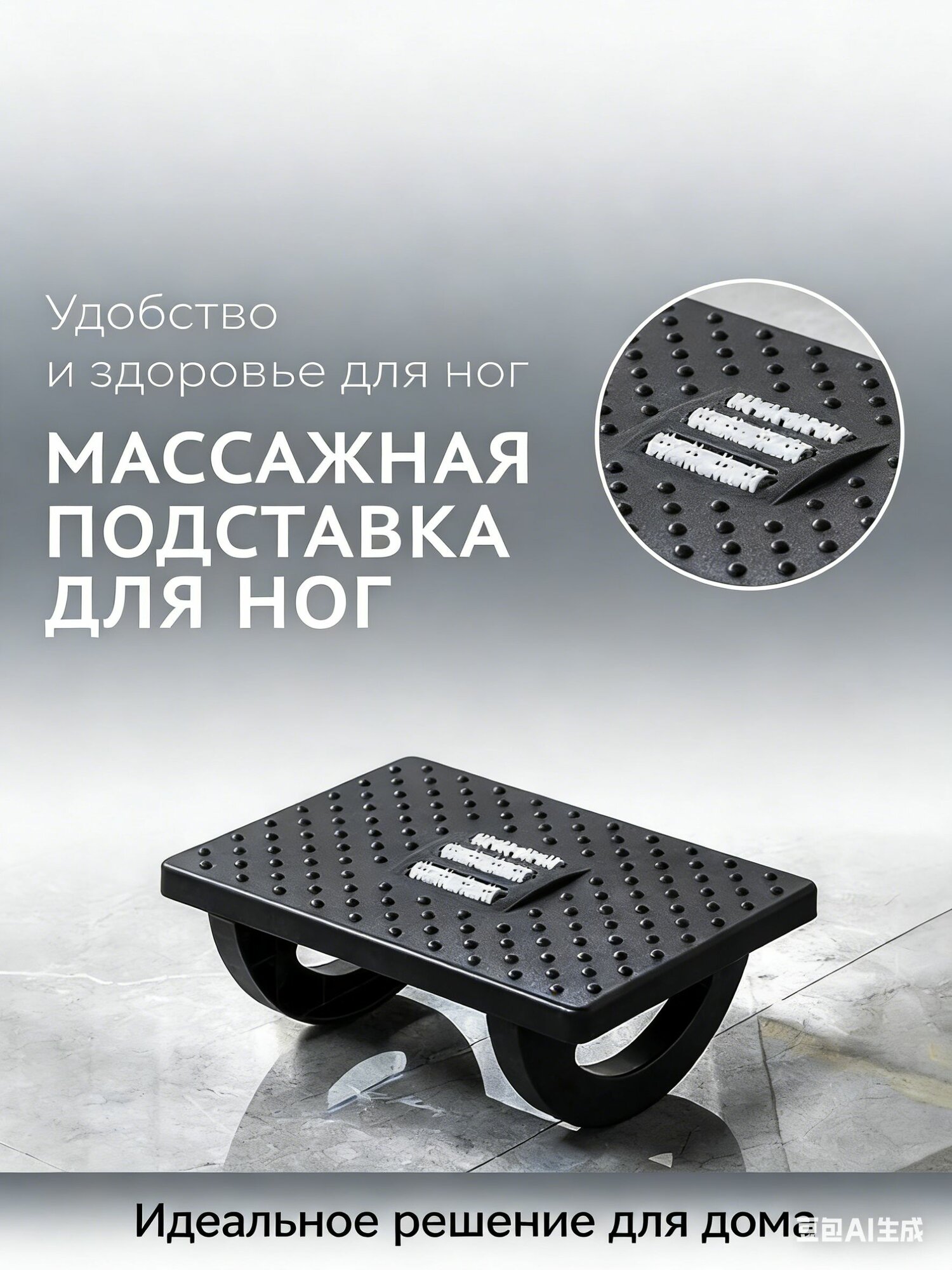 Подставка-подножка для кресла — подставка для ног под стол, снимает нагрузку с поясницы, и удобно вытянуть ноги