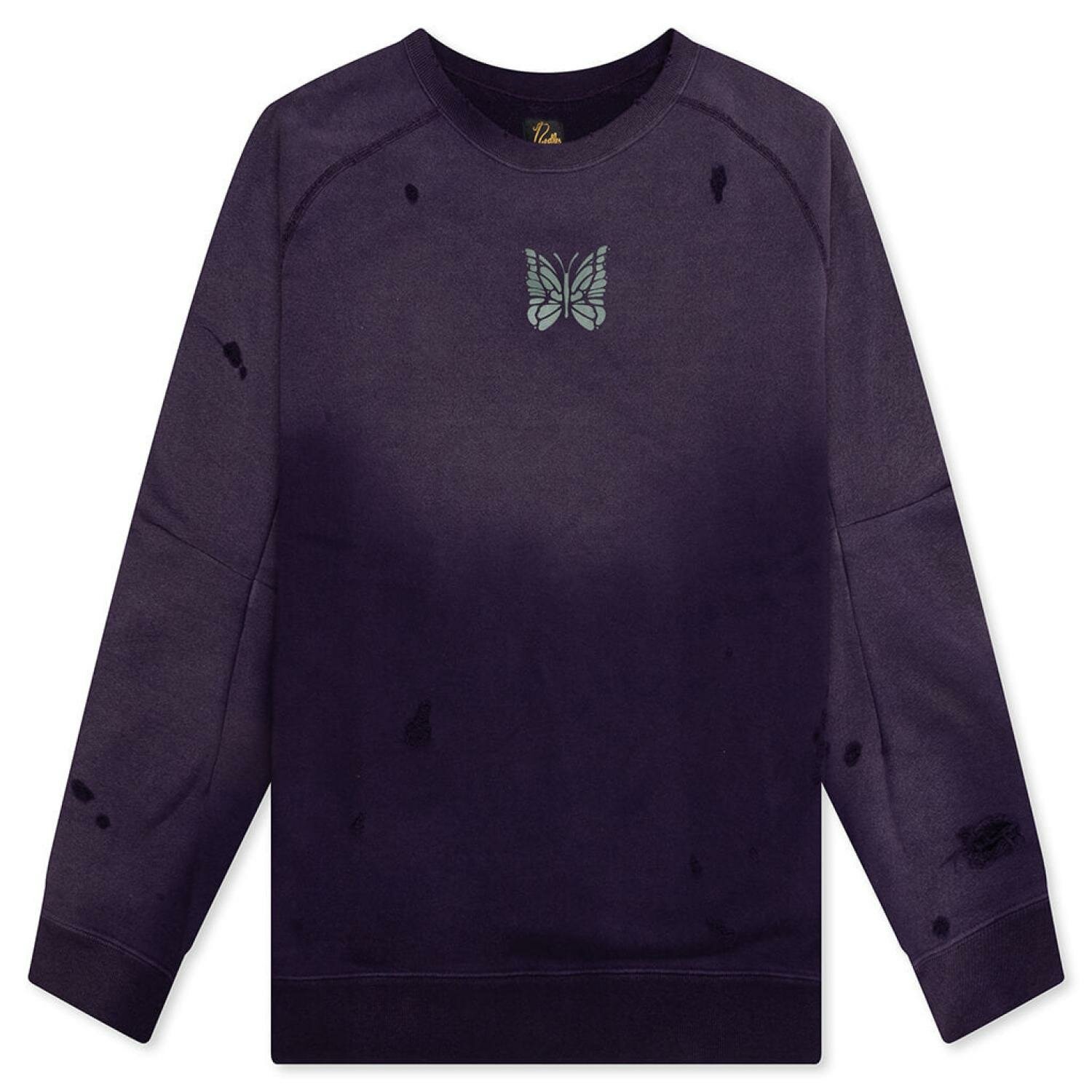 Толстовка Толстовка Needles Deconstructed Sweat Shirt - Cotton French Terry