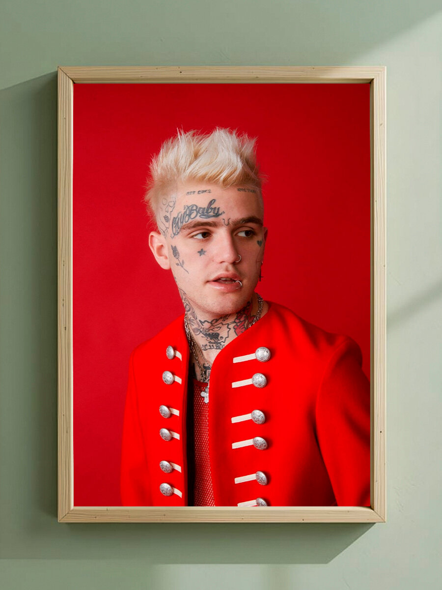 Постер, плакат на стену "Leel Peep Рэпер" 42 см х 29,7 см (А3)