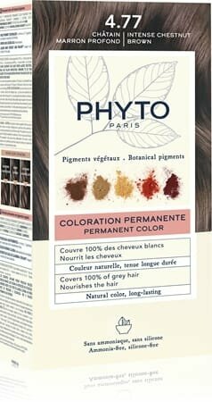 Краска для волос Phyto Color, оттенок 4.77 intense chestnut brown, 1 шт