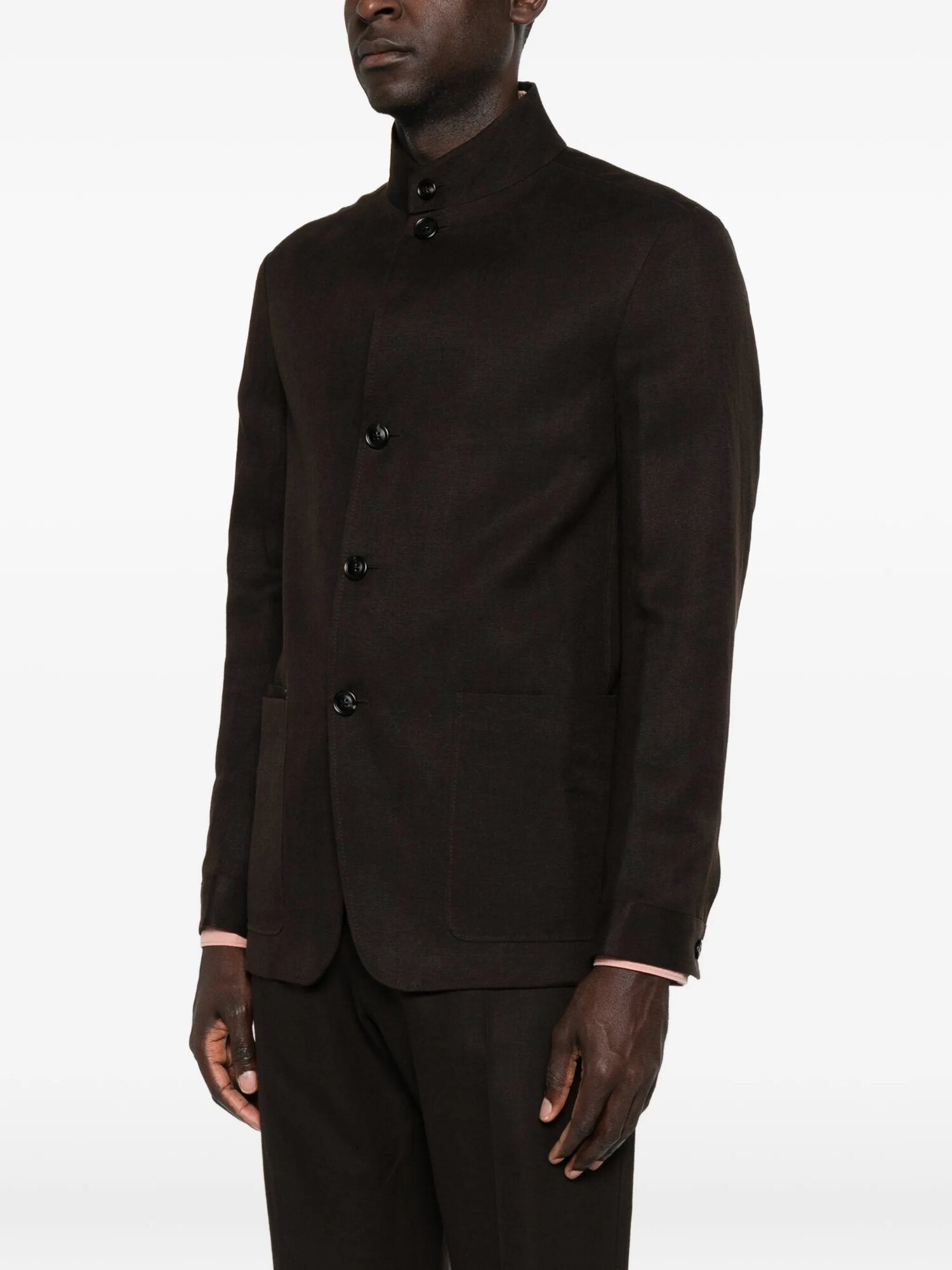 Куртка Ermenegildo Zegna Mandarin-collar buttoned jacket, размер 52 — фото 1