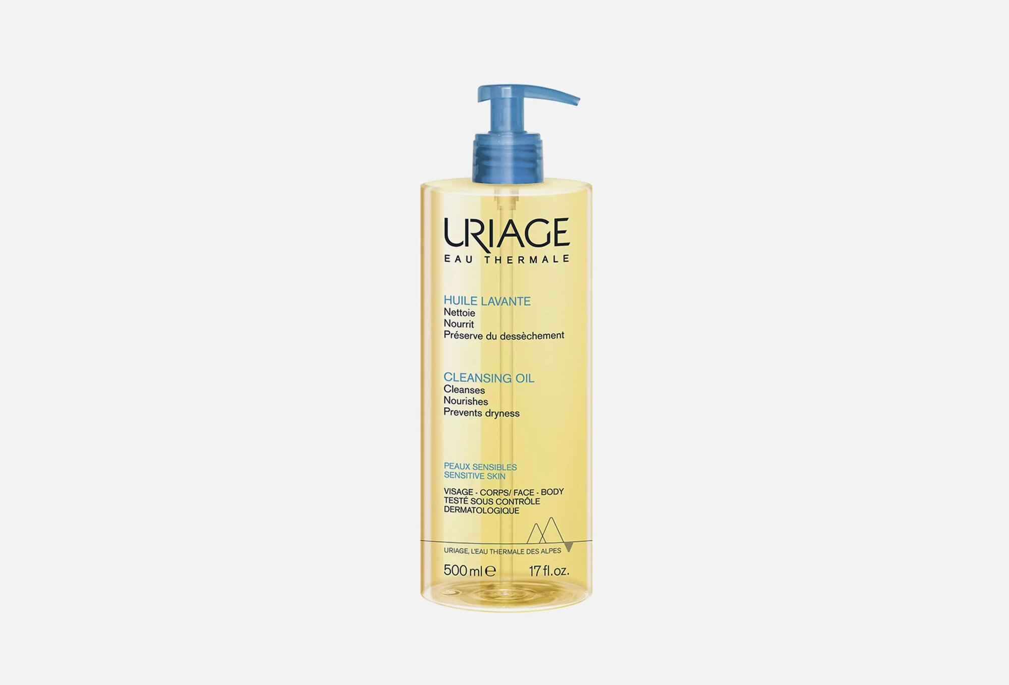 Очищающее пенящееся масло Uriage Cleansing oil, для сухой кожи, 500 мл
