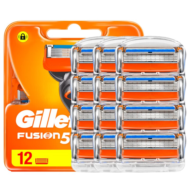 Сменные картриджи для бритья мужские Gillette Fusion5, 12 шт.
