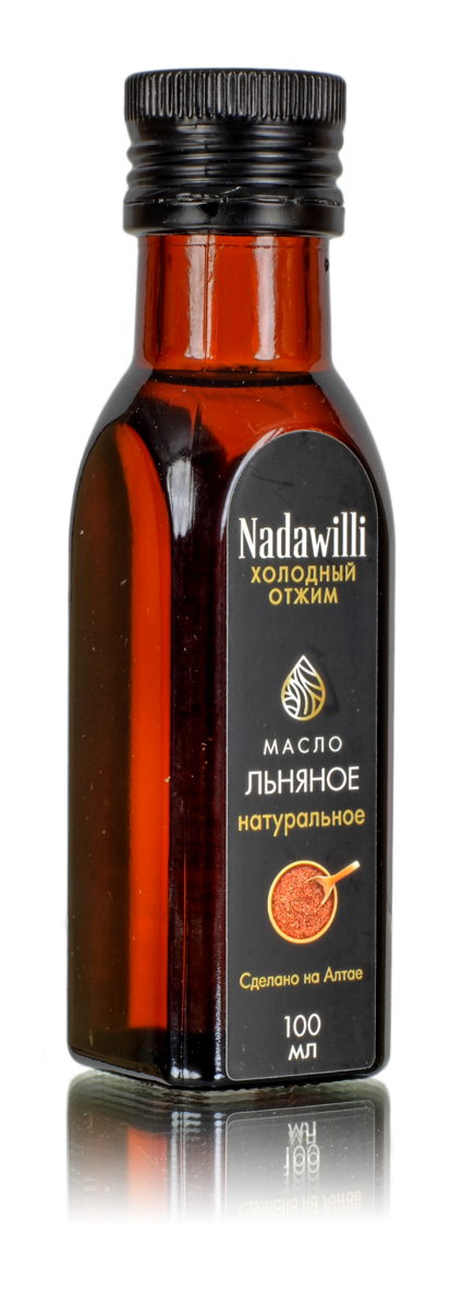 Масло Льняное растительное нерафинированное (пищевое) 100мл