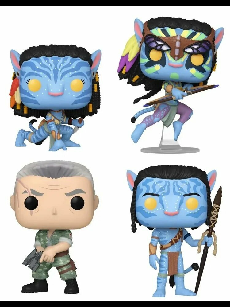 Набор фигурок Аватар Avatar 4шт