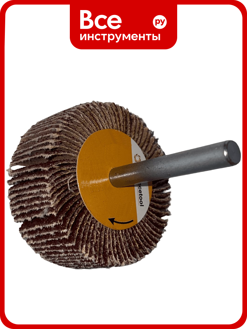 Круг лепестковый Advancetool КЛО 80х40х6 мм Р60 для дрели/ПШМ ADT-8040660Е