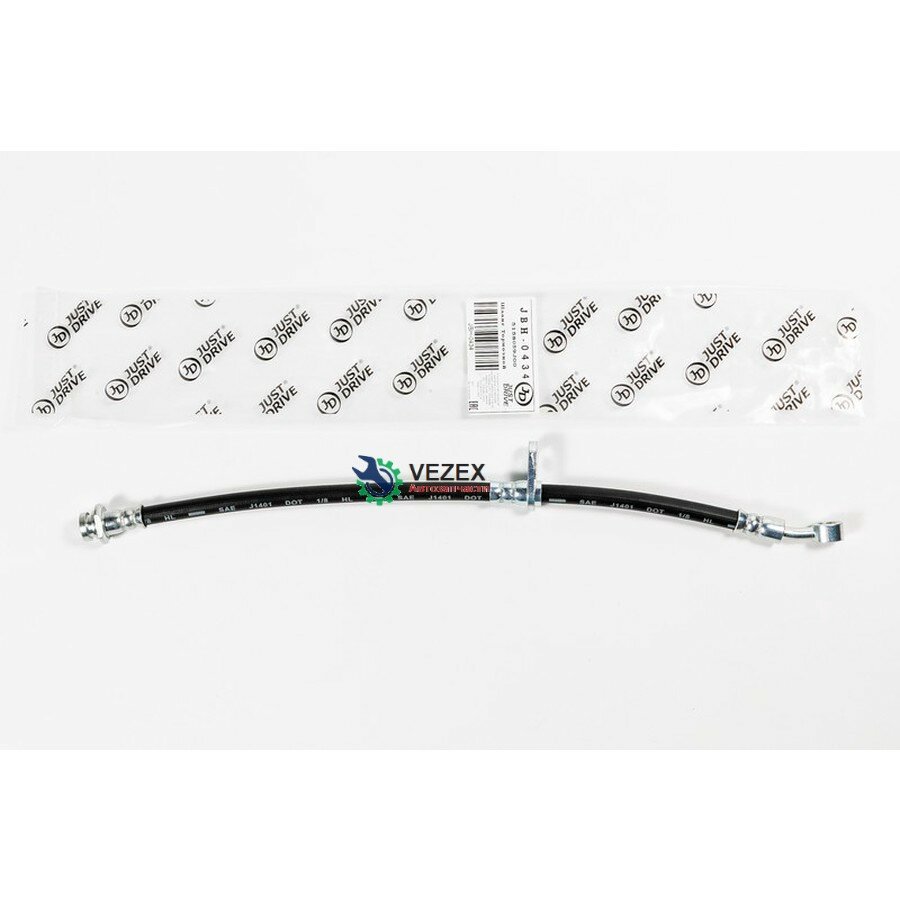 JUST DRIVE JBH0434 Тормозной шланг передний 430мм T79026