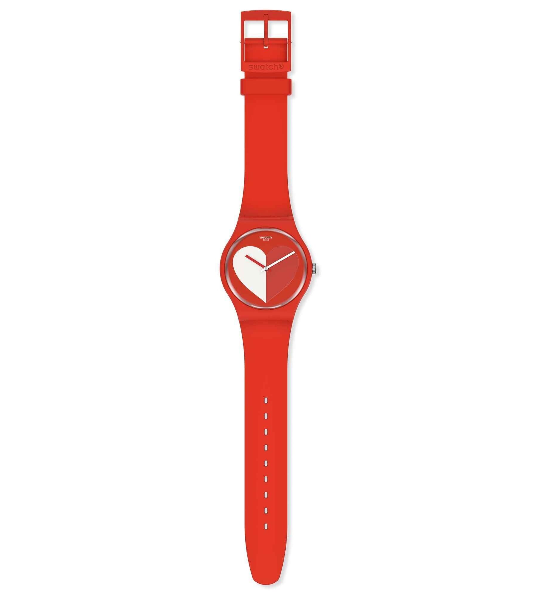 Наручные часы Swatch, красный — фото 1