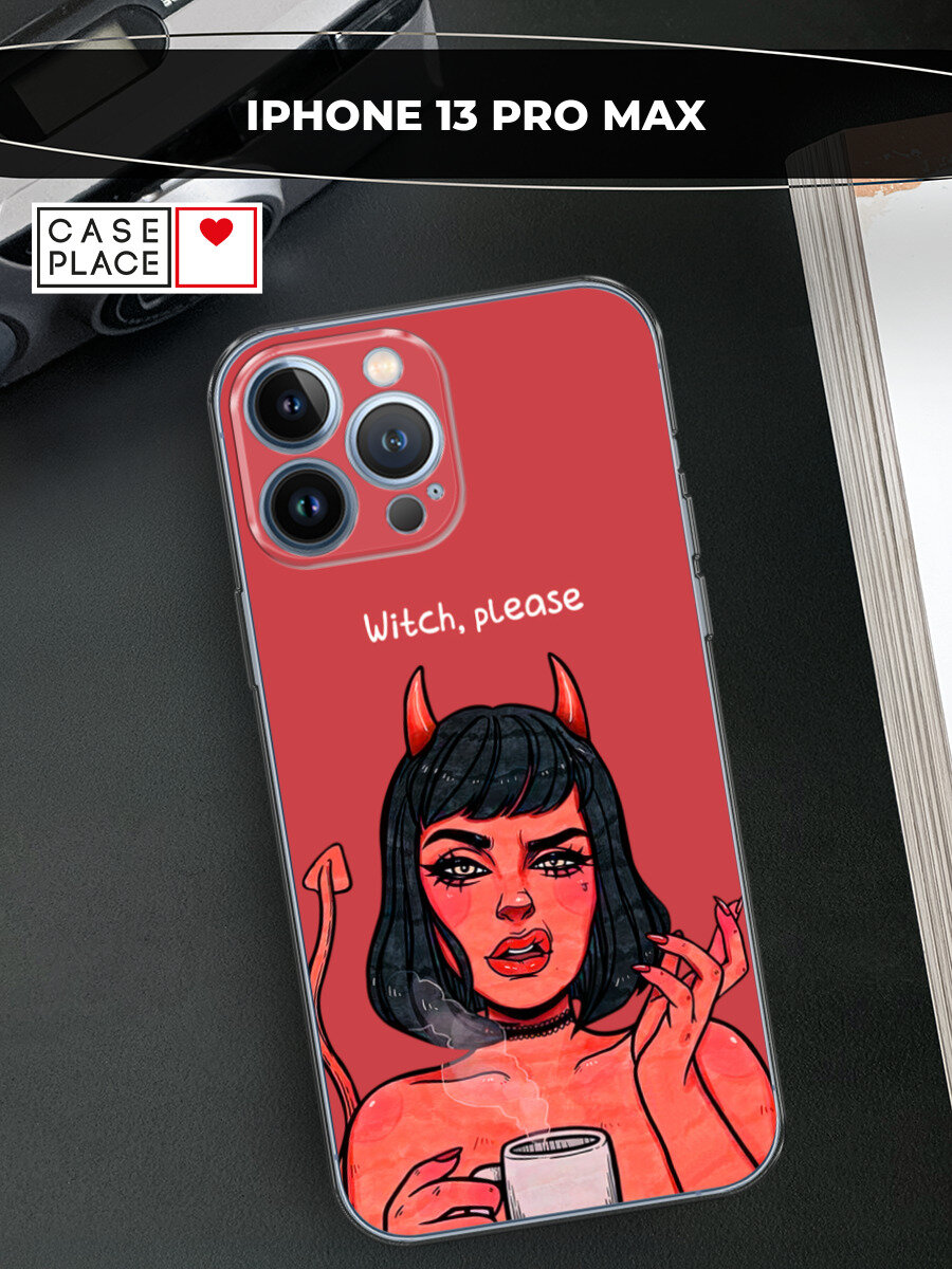 Чехол на Apple iPhone 13 Pro Max / Айфон 13 Про Макс с принтом Evil Girl