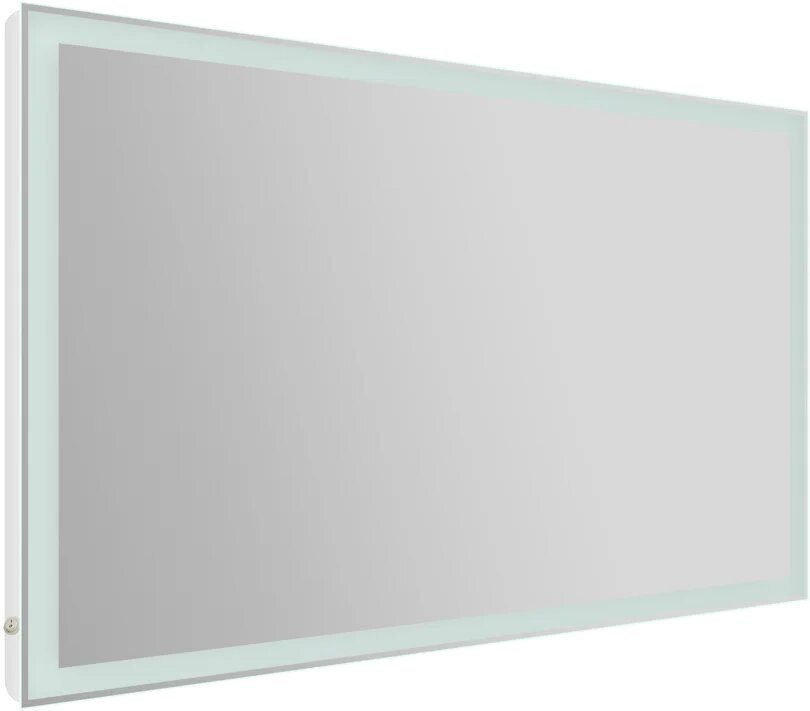 Зеркало BelBagno SPC-GRT-1000-600-LED-BTN со светодиодной подсветкой, 100 см, зеркало настенное в ванную, итальянское