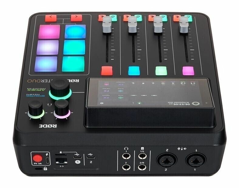 Аудиостудия RODE RodeCaster Duo Apex, предусилители, обработка APHEX, два порта USB-C — фото 1