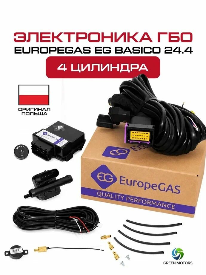 Комплект электроники ГБО EuropeGas EG BASICO 24.4