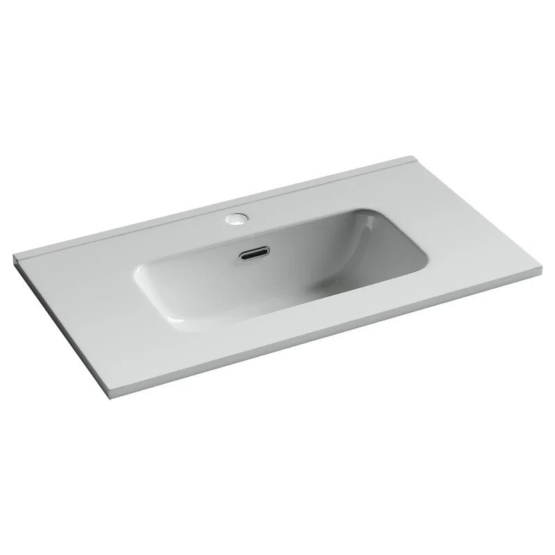 Раковина накладная Ceramica Nova Compact 710x395x170, белый, CN7029