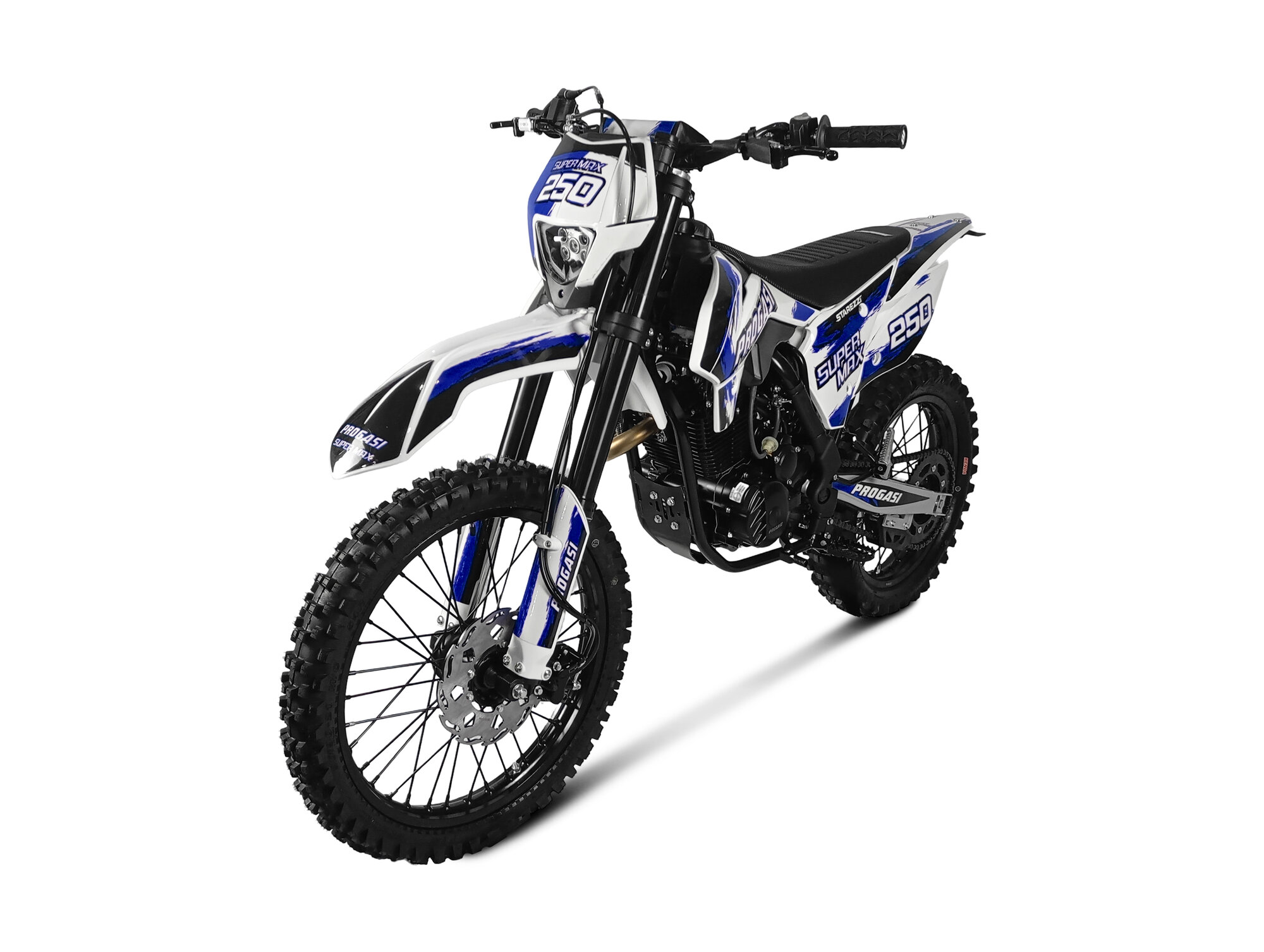 Мотоцикл эндуро PROGASI SUPER MAX 250 NG, 249 куб. см, электростартер, синий