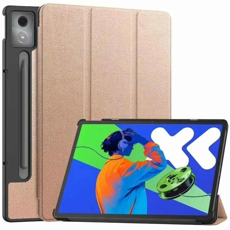 Чехол для Lenovo Xiaoxin Pad Pro 12.7 дюймов 2025 складывающийся стенд смарт магнитные таблетки крышки TB375FC/TB373FU 12.7" корпуса планшетов