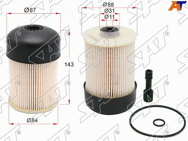Фильтр топливный SAT ST-54-0012 Nissan Note 12-20, Renault Duster 10-21
