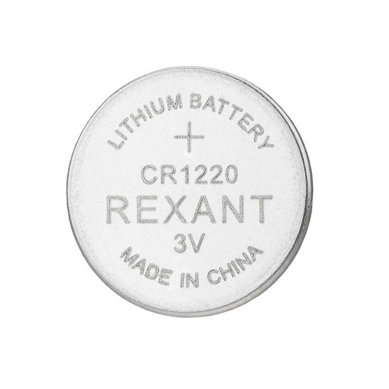 Элемент питания литиевый CR1220 3В (блист.5шт) Rexant 39-1102