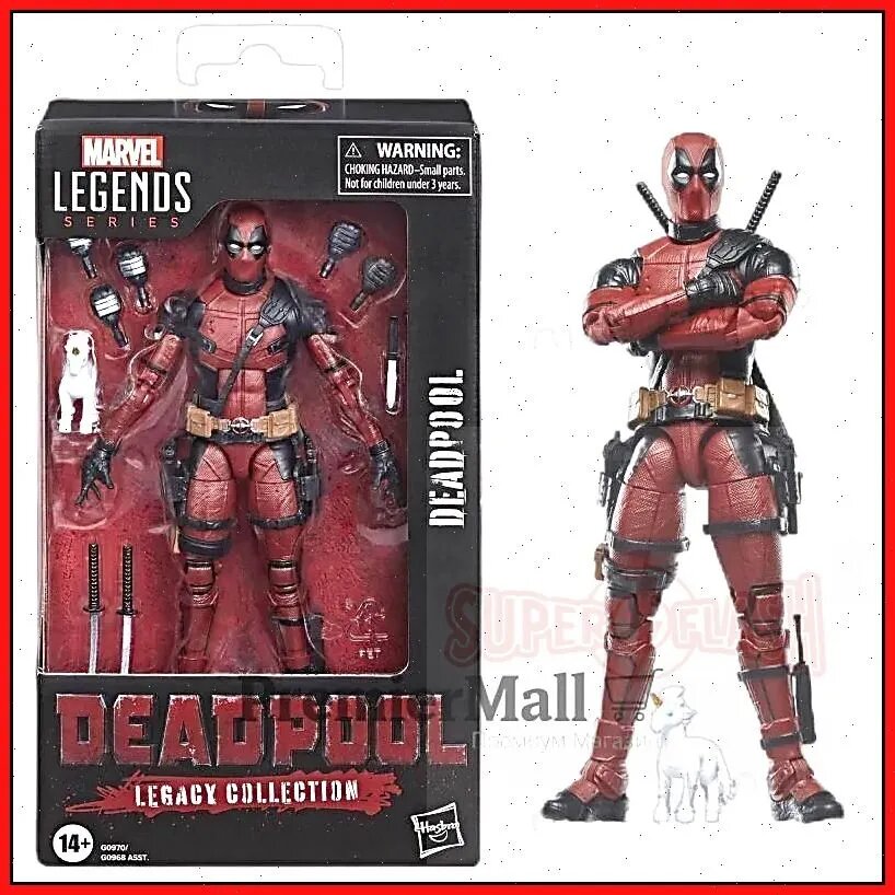 Игрушка Hasbro Marvel Legends Series Deadpool, Deadpool 2 Adult Collectible 6-Inch Action Figure