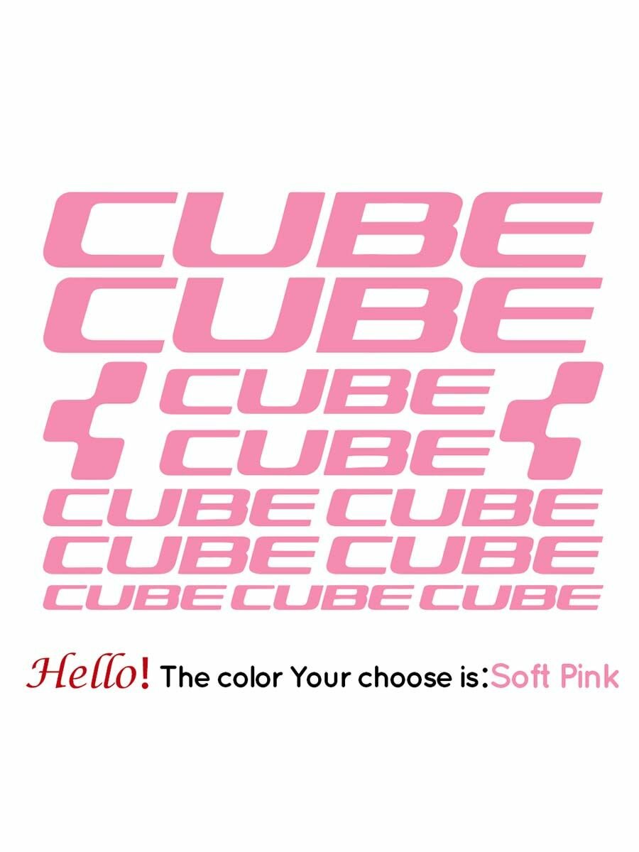 Наклейки на раму велосипеда CUBE, велосипедные декали, аксессуары, виниловая наклейка для шоссейного велосипеда Cube