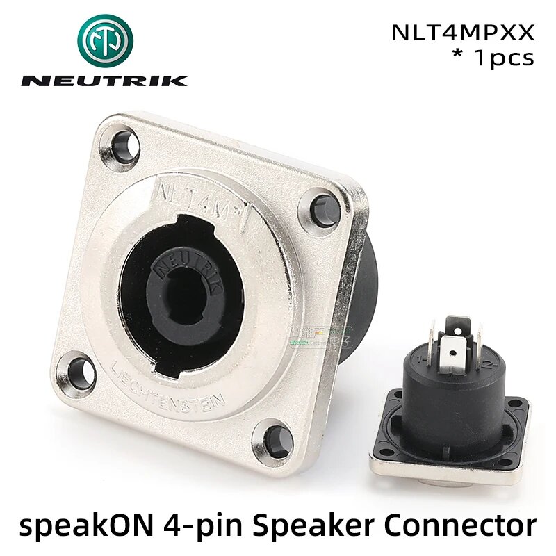 Разъемы Neutrik SpeakON NL4FX NL8FC Зеленый, NLT4MPXX 1pcs