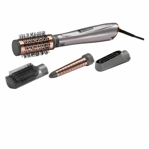 Фен-щетка Babyliss AS136E серая/бежевая