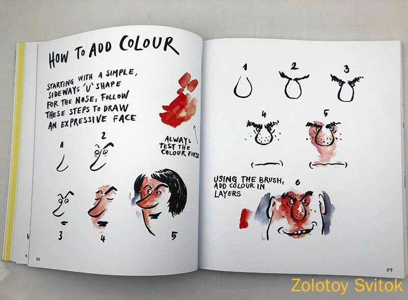 Книга "I Can Draw Penguin", маньхуа, английский язык, твердый переплет — фото 1