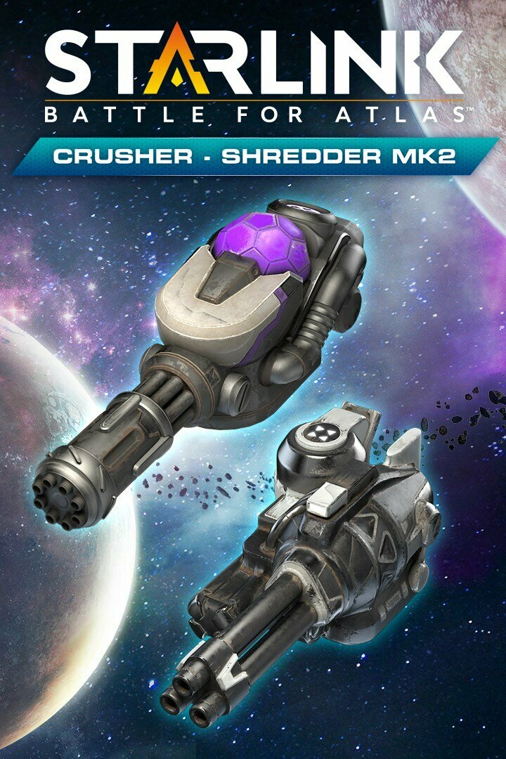 Starlink: Battle for Atlas™ - Crusher Shredder & Mk.2 Weapon Pack — дополнение (DLC) для Xbox / Microsoft Store · Xbox One, Xbox Series X|S · цифровой ключ · нужна базовая игра