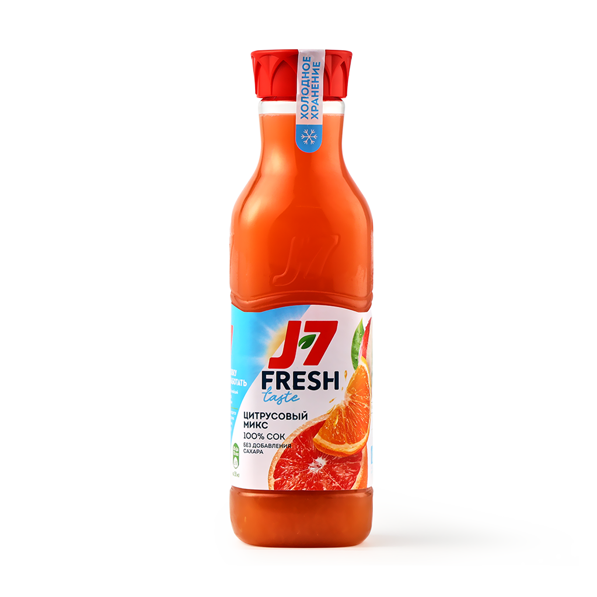 Сок J-7 "Fresh Taste", с мякотью и витаминами, 0,85 л, от +2 до +6C