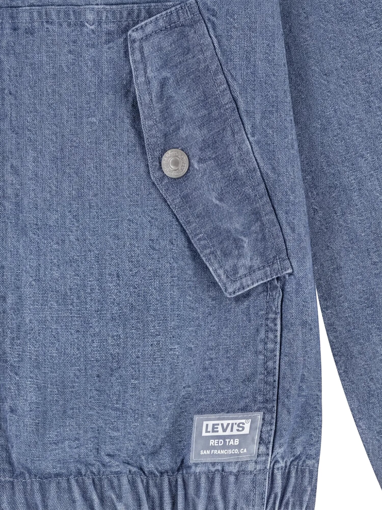 Куртка Levi's Zip-up denim jacket, размер 10 лет, синий — фото 1