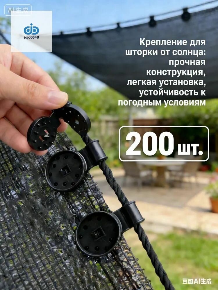 Клипсы для парника102 х 102мм, ABS пластик, 199 шт