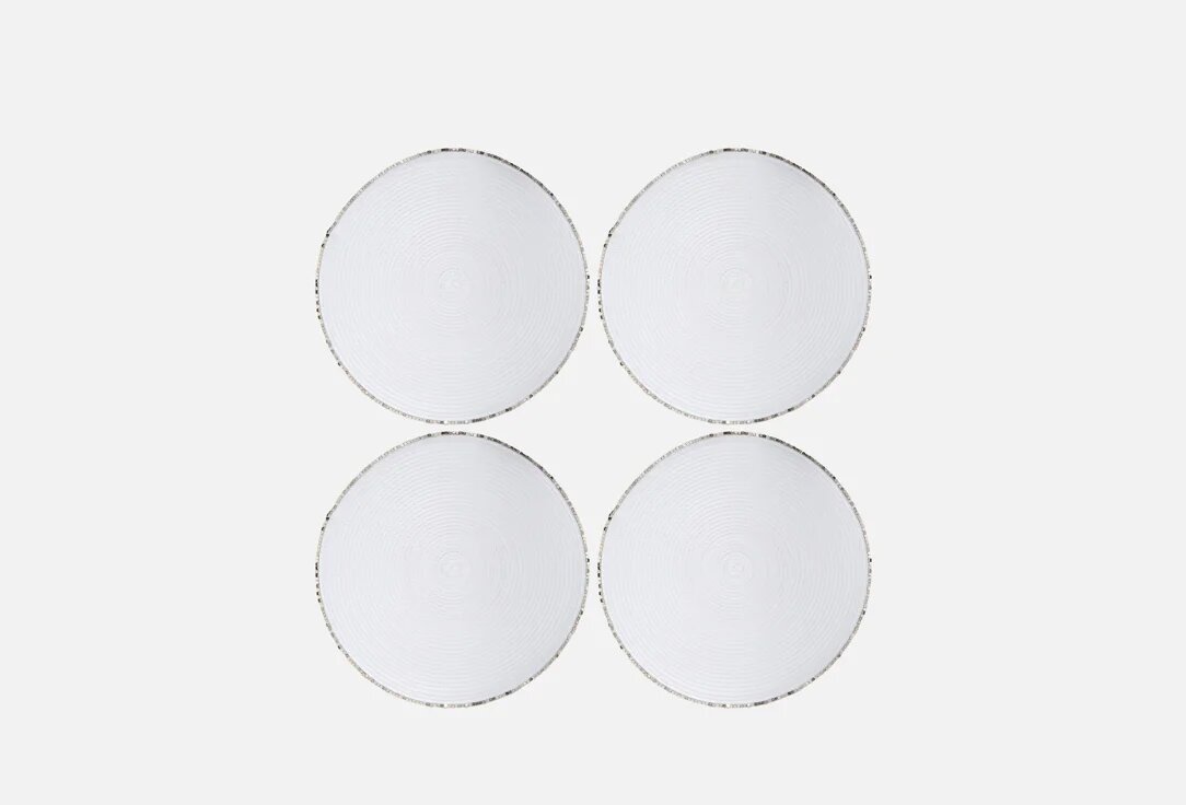 Mandarin Decor Shine, белый, 36 см Набор плейсматов 4 шт