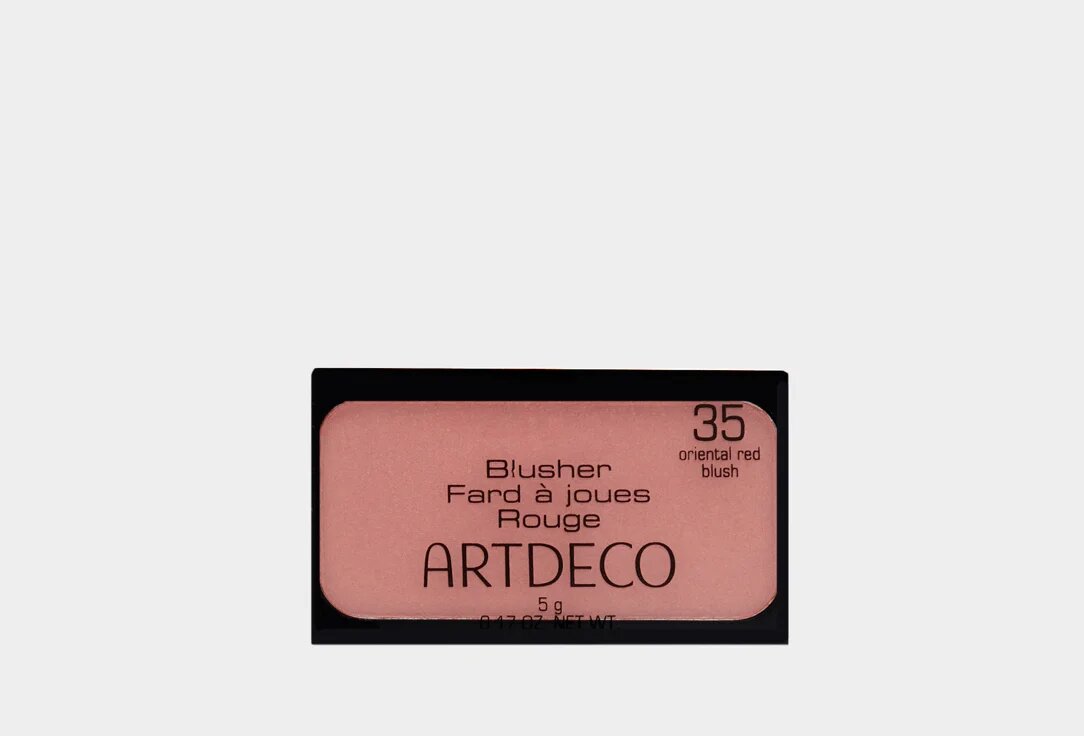 Artdeco Blusher Румяна для лица 5 г 35, Oriental red
