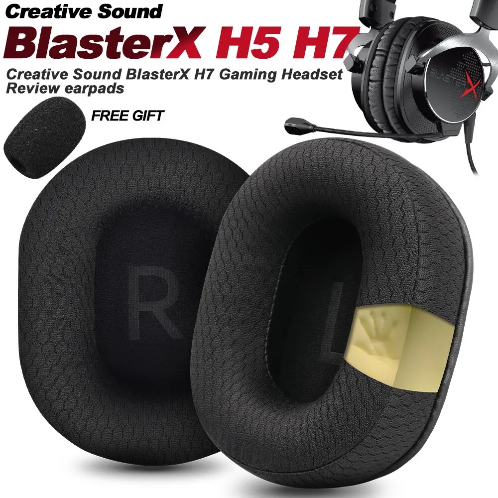 Амбушюры для наушников Creative Sound BlasterX H5 H7 Аксессуары для наушников Чехол для микрофона