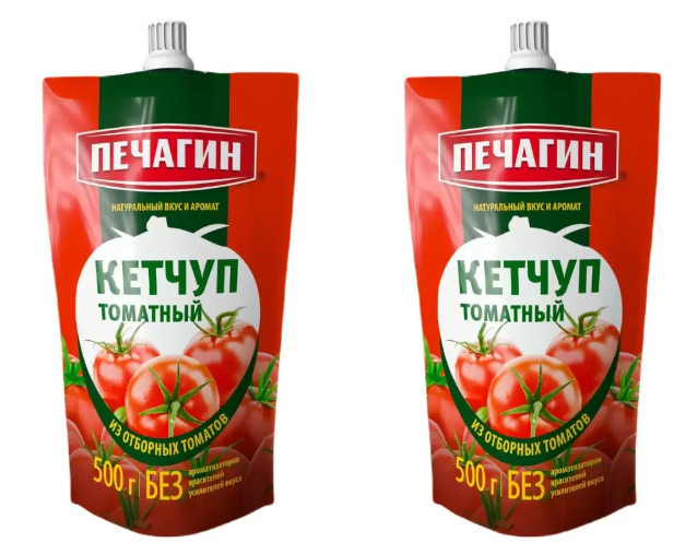 Кетчуп Pechagin Professional Томатный 500 г, 2 шт