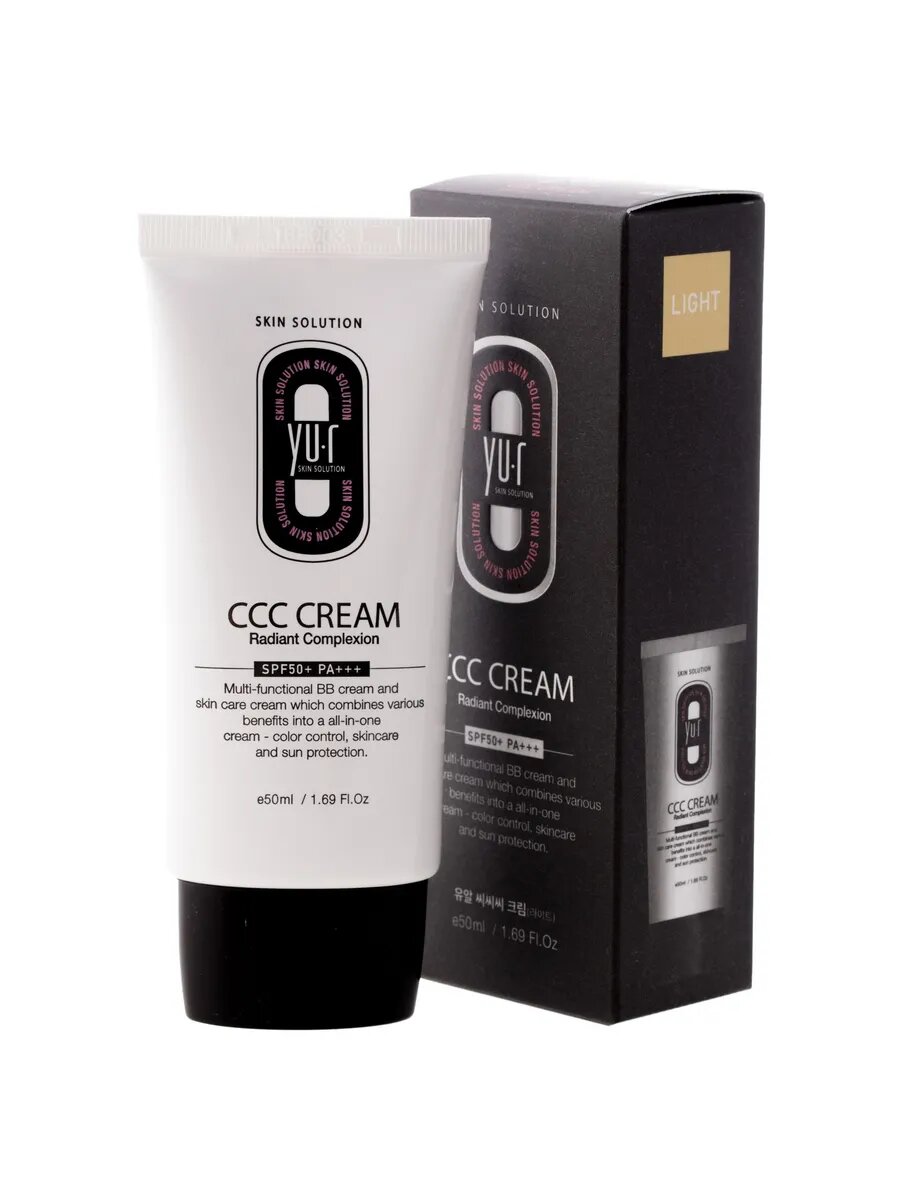 Yu.R СС Крем для лица ССС Cream (Light) SPF50+ 50 мл