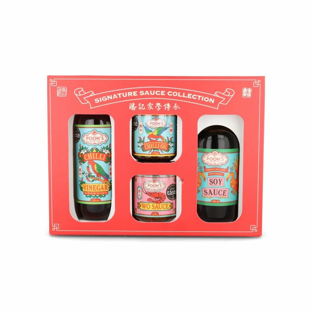 Sous Chef Подарочный набор соусов Poon's London Sauce Collection, 755 г