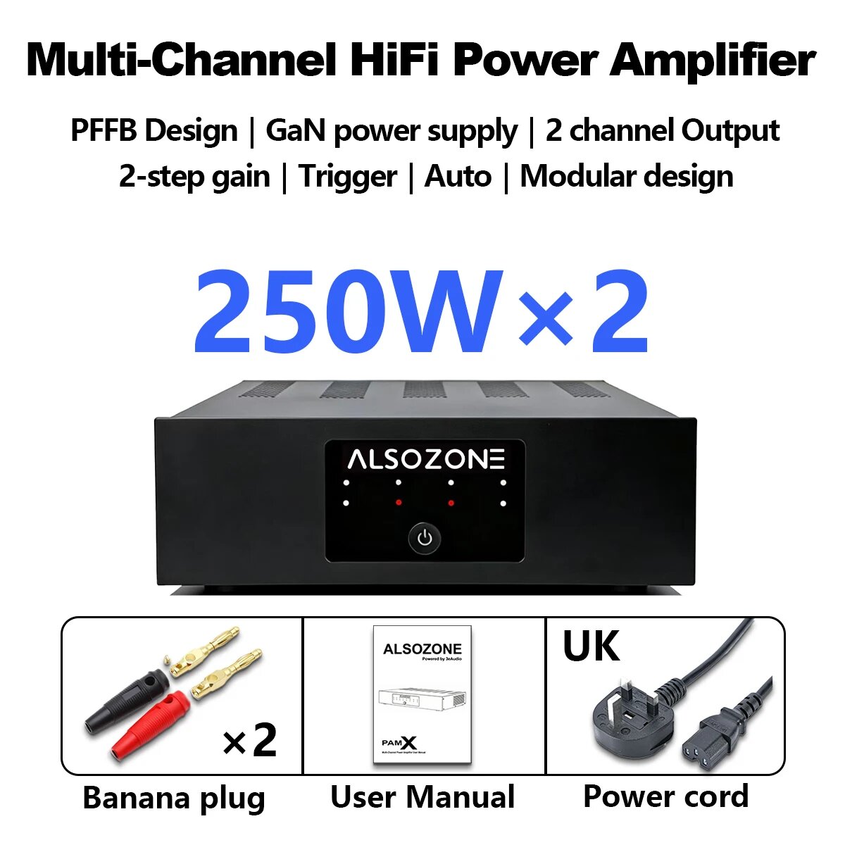 Hi-Fi усилитель ALSONZONE TPA3255 TPA3251, Цвет: 260-2-29A