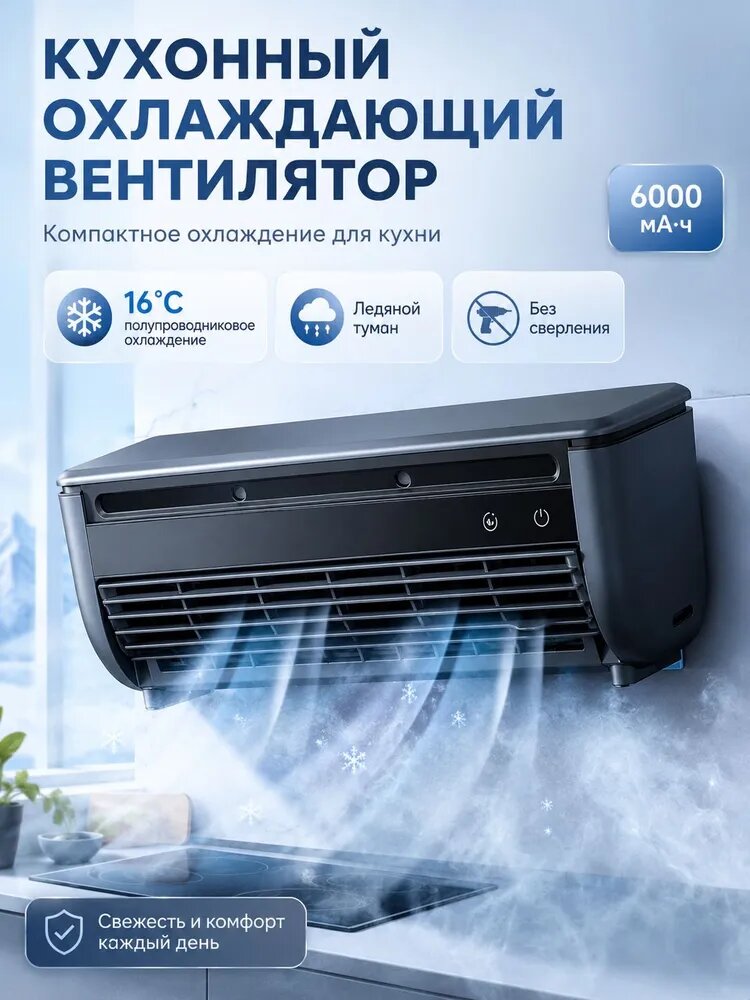 Вентилятор Артикул03688, черный