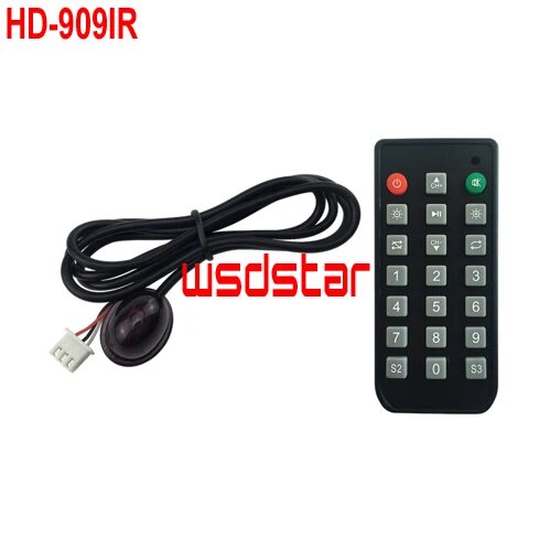 HD-909IR ИК-пульт дистанционного управления светодиодом Поддержка HUIDU HD-U60 HD-U6B HD-U62 HD-U63 HD-U64