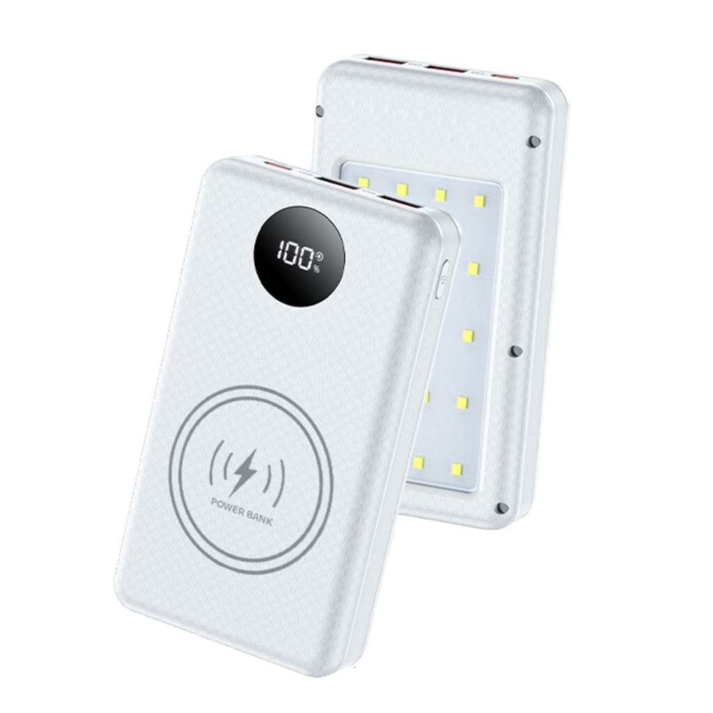 Корпус для Power Bank на 6 элементов 18650, Белый - 22,5 Вт при 15 Вт