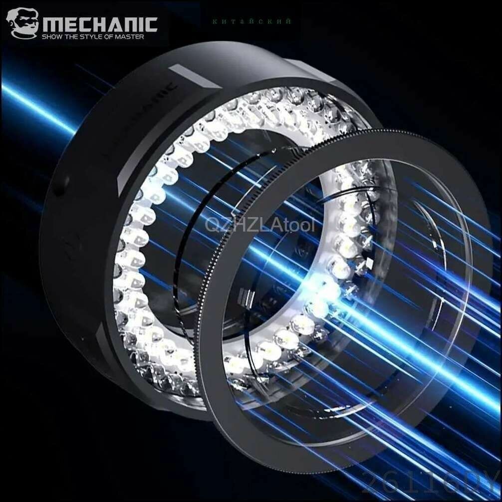 Поляризованный кольцевой источник света Mechanic LS6 для микроскопа, антибликовый, устраняет отражение