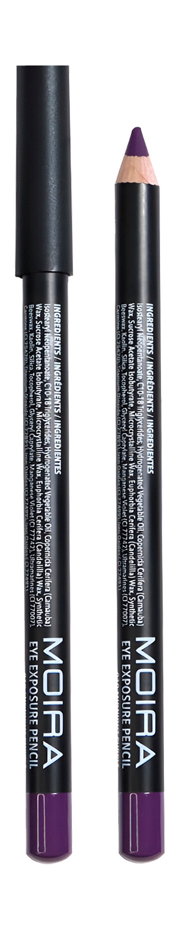 MOIRA Карандаш для глаз Moira Eye Exposure Pencil, 1,1 г, 10 Полуночный Пурпур