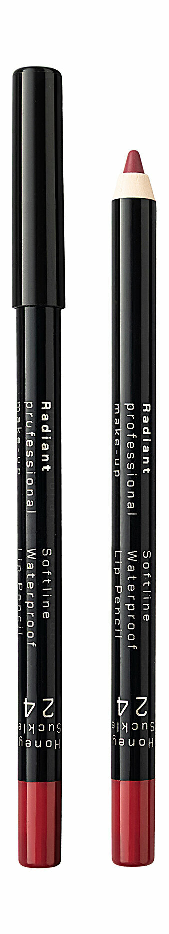 RADIANT PROFESSIONAL MAKE-UP Карандаш для губ Softline Waterproof Lip Pencil водостойкий, 1,2 г, 24 Жимолость
