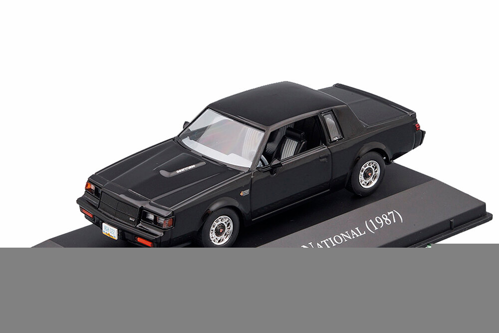 Модель коллекционная ALTAYA Buick grand national 1987 (american cars #30) / бьюик гранд нэншионал черный
