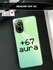 Чехол на Realme C67 4G / Реалми C67 4G с принтом Надпись: "+67 аура", прозрачный