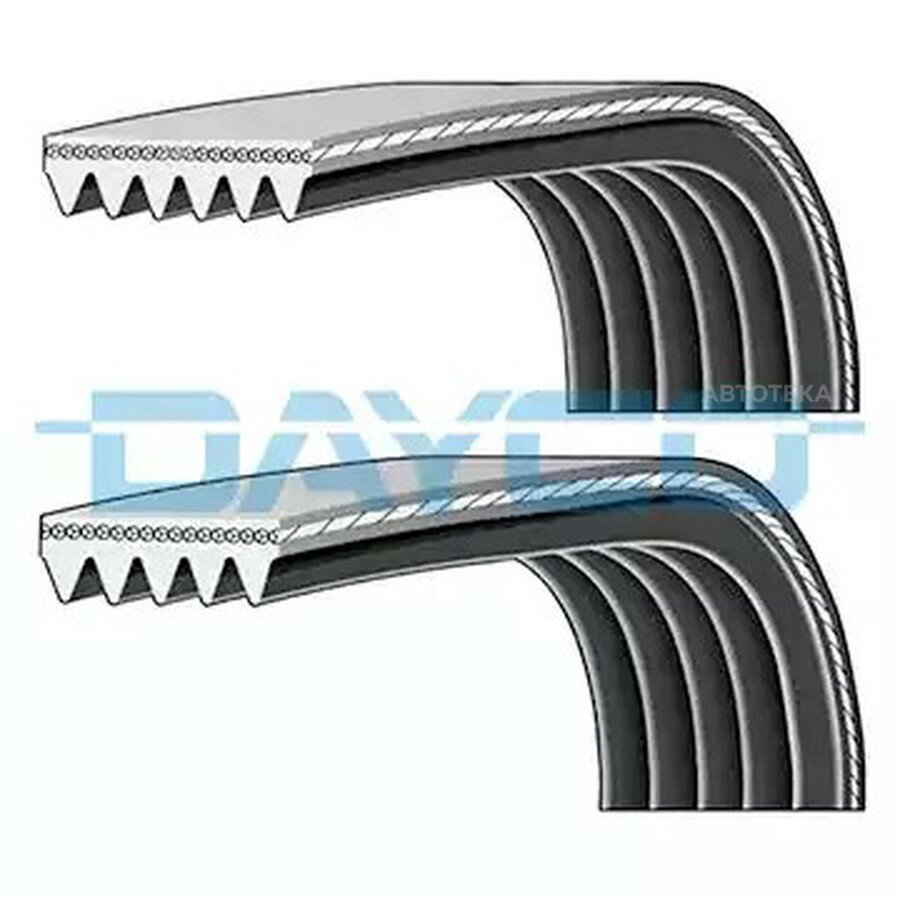 Комплект руч. ремней FORD/VOLVO 1.25-1.6 1999 => (ремень 6PK1019+ремень 5PK690) DAYCO PVE003